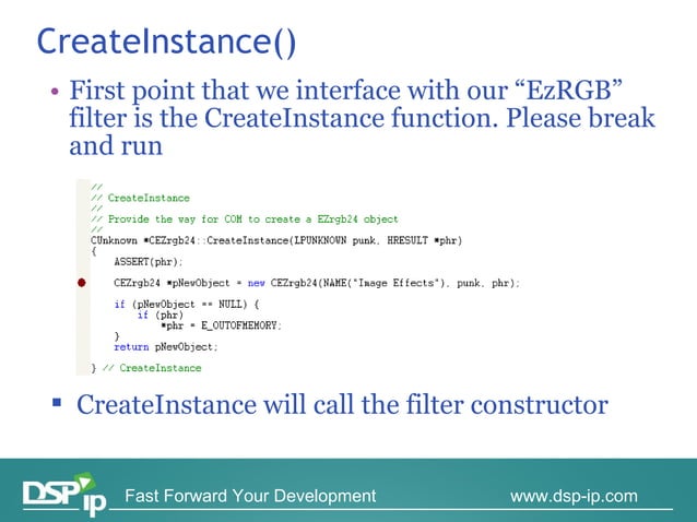 Introduction to directshow II | PPT | Video Software | Computer Software and Applications