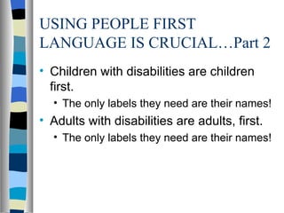 Introduction To Disabilities | PPT