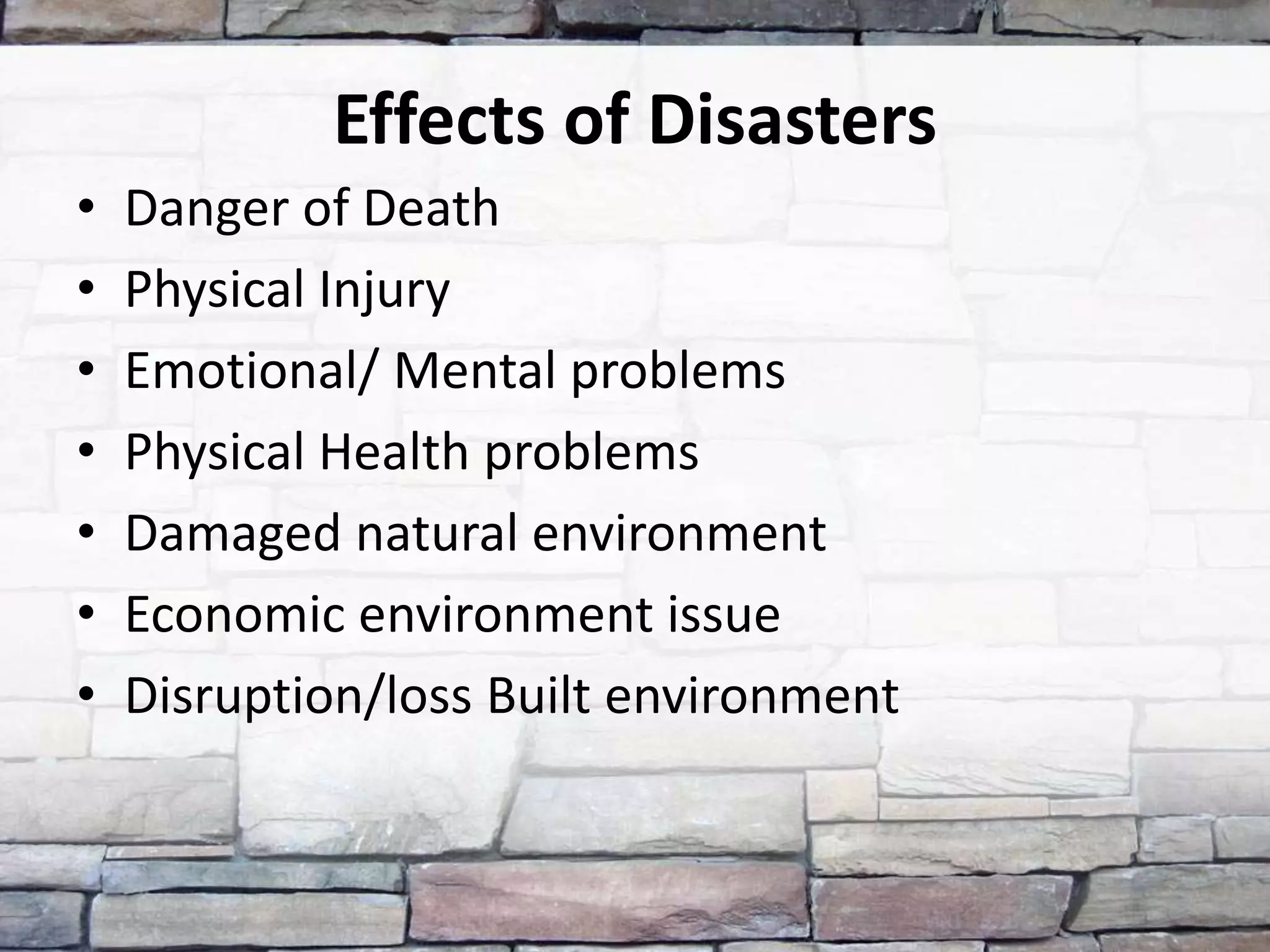 Introduction to disaster concepts | PPTX