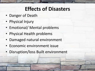 Introduction to disaster concepts | PPTX