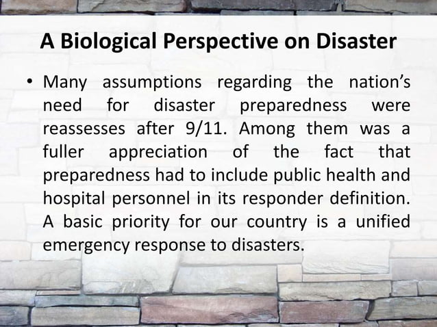Introduction to disaster concepts | PPTX