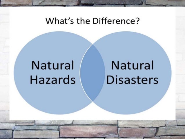Introduction to disaster concepts