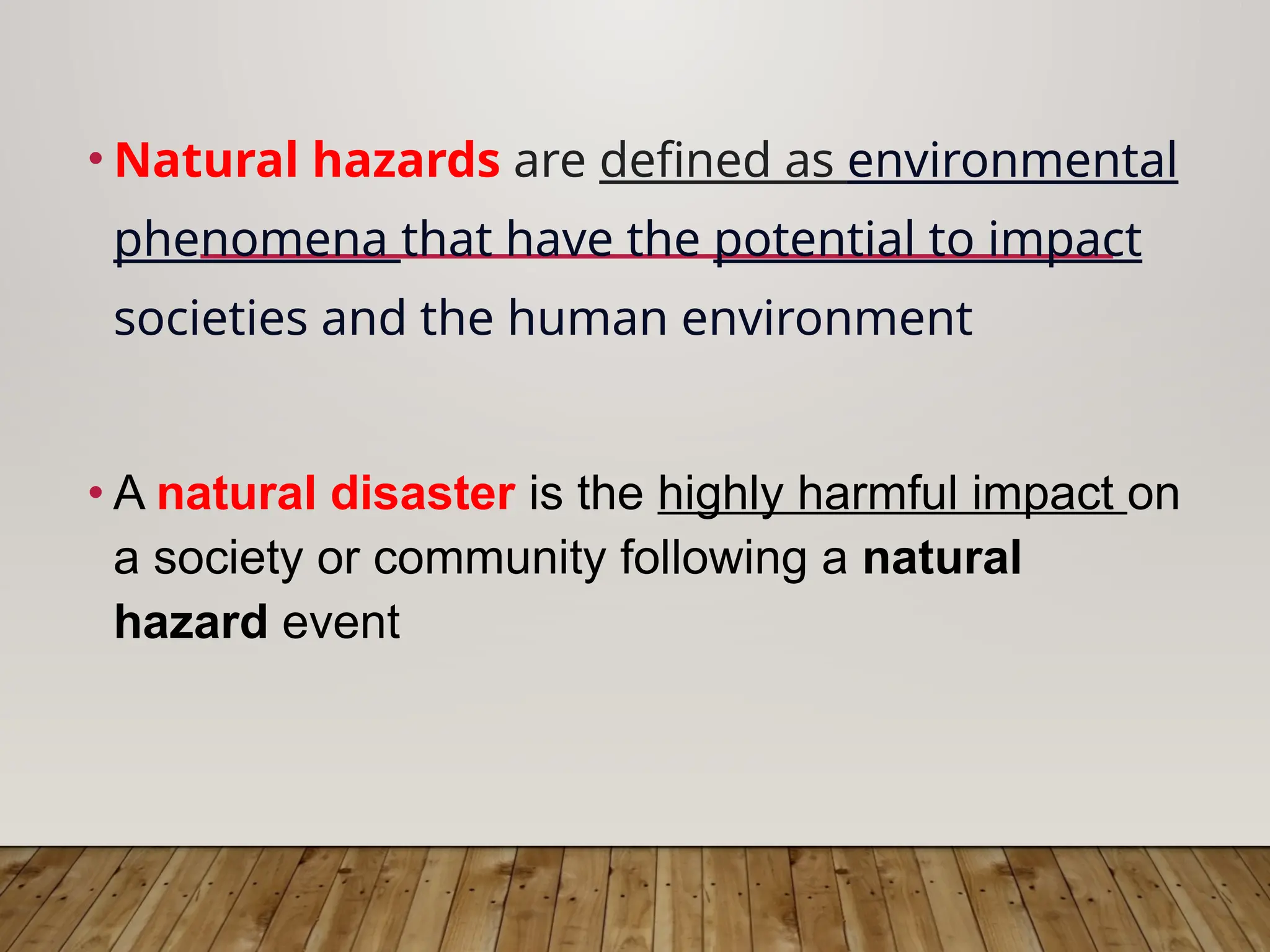 introduction to disaster concepts module | PPTX