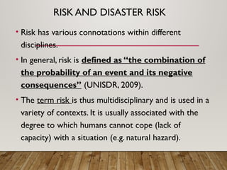 introduction to disaster concepts module | PPTX
