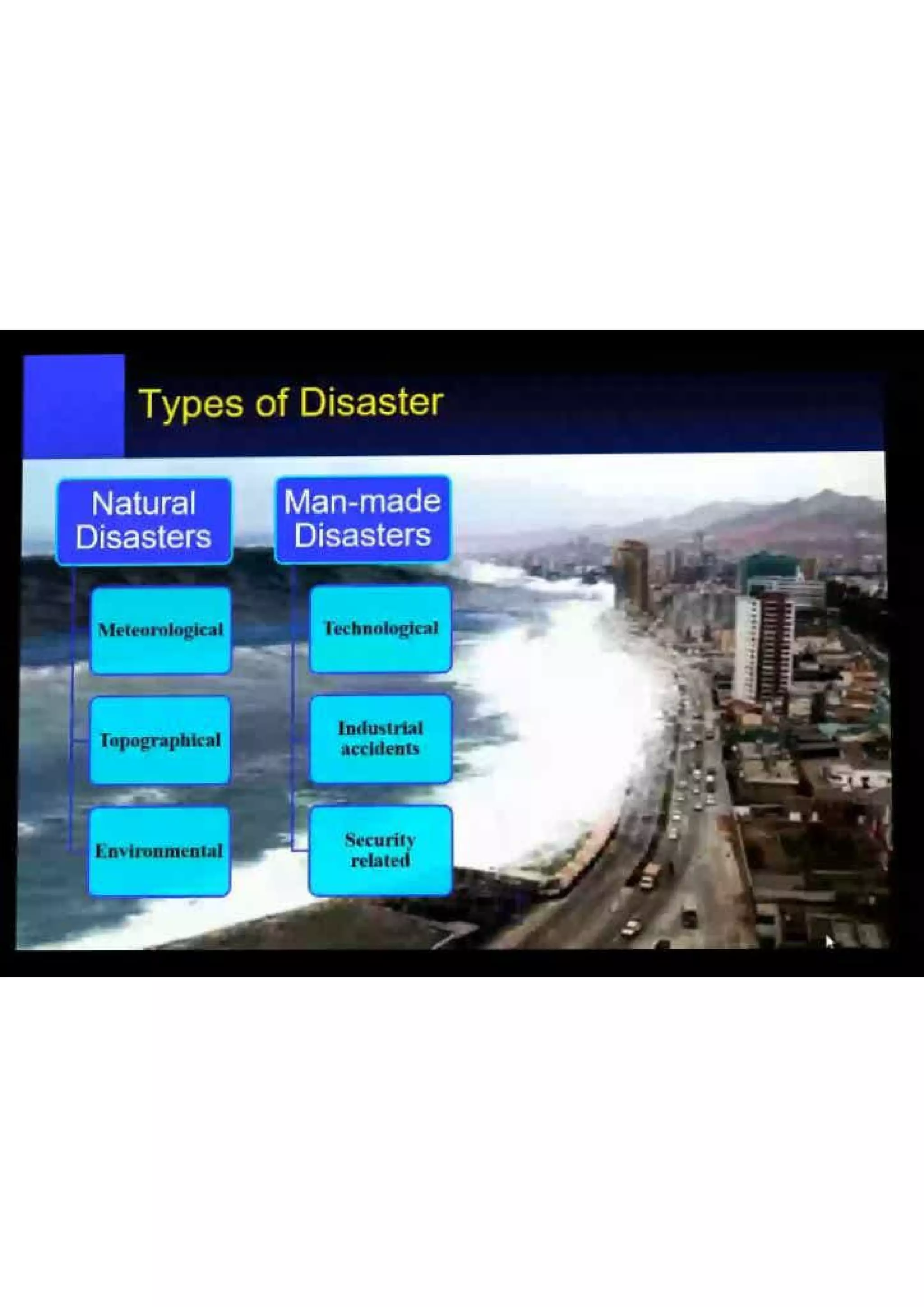 Introduction to disaster management, its phases and preparedness | PDF