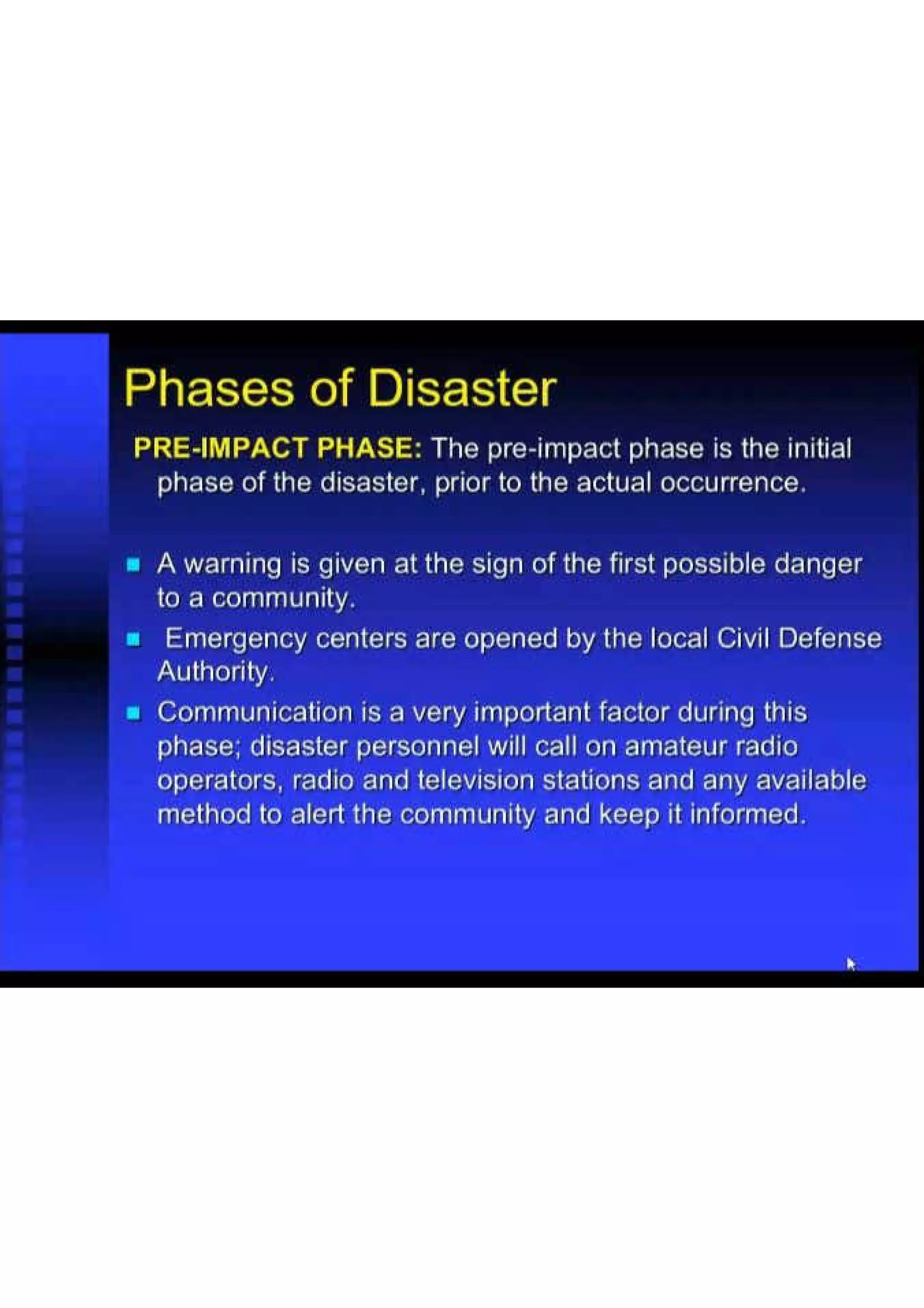 Introduction to disaster management, its phases and preparedness | PDF