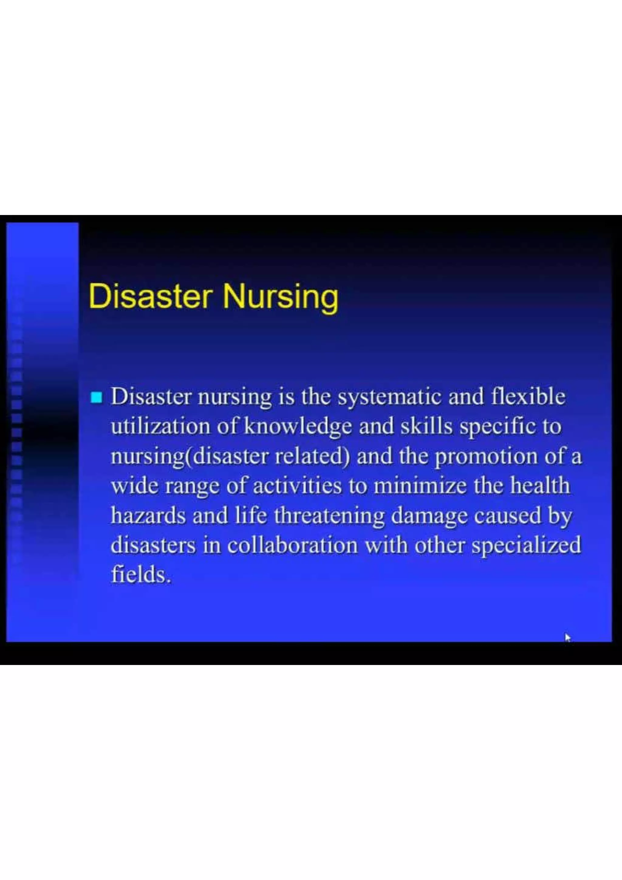 Introduction to disaster management, its phases and preparedness | PDF