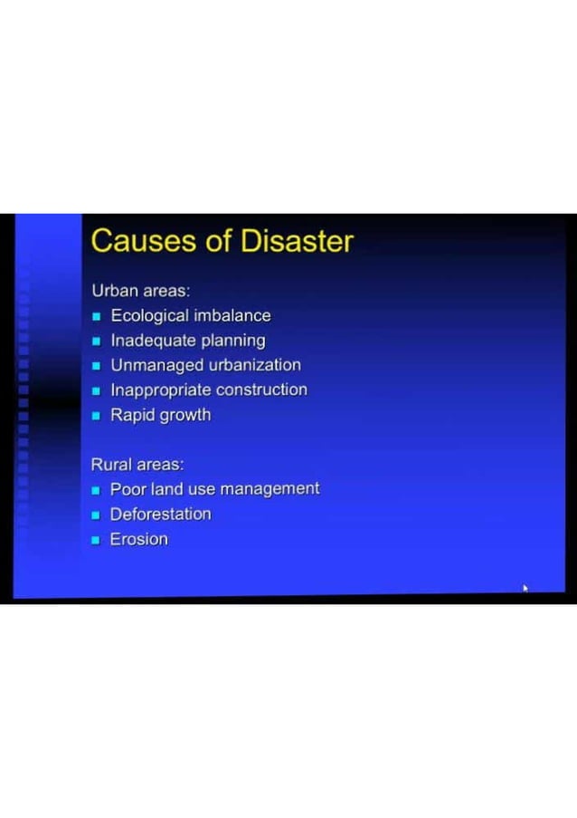 Introduction to disaster management, its phases and preparedness | PDF