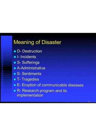 Introduction to disaster management, its phases and preparedness | PDF