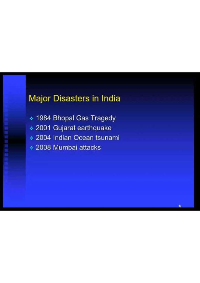 Introduction to disaster management, its phases and preparedness | PDF