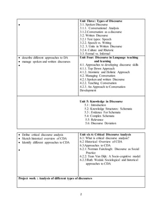 Introduction to discourse analysis | DOCX
