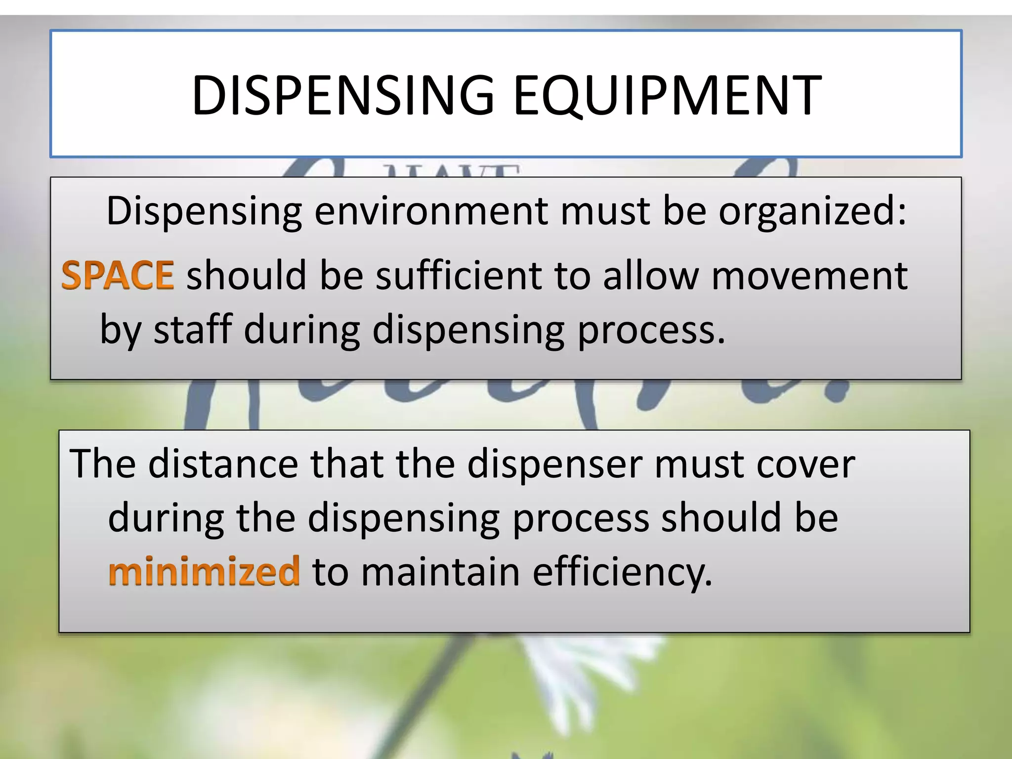 Introduction to dispensing and medication counseling | PPTX
