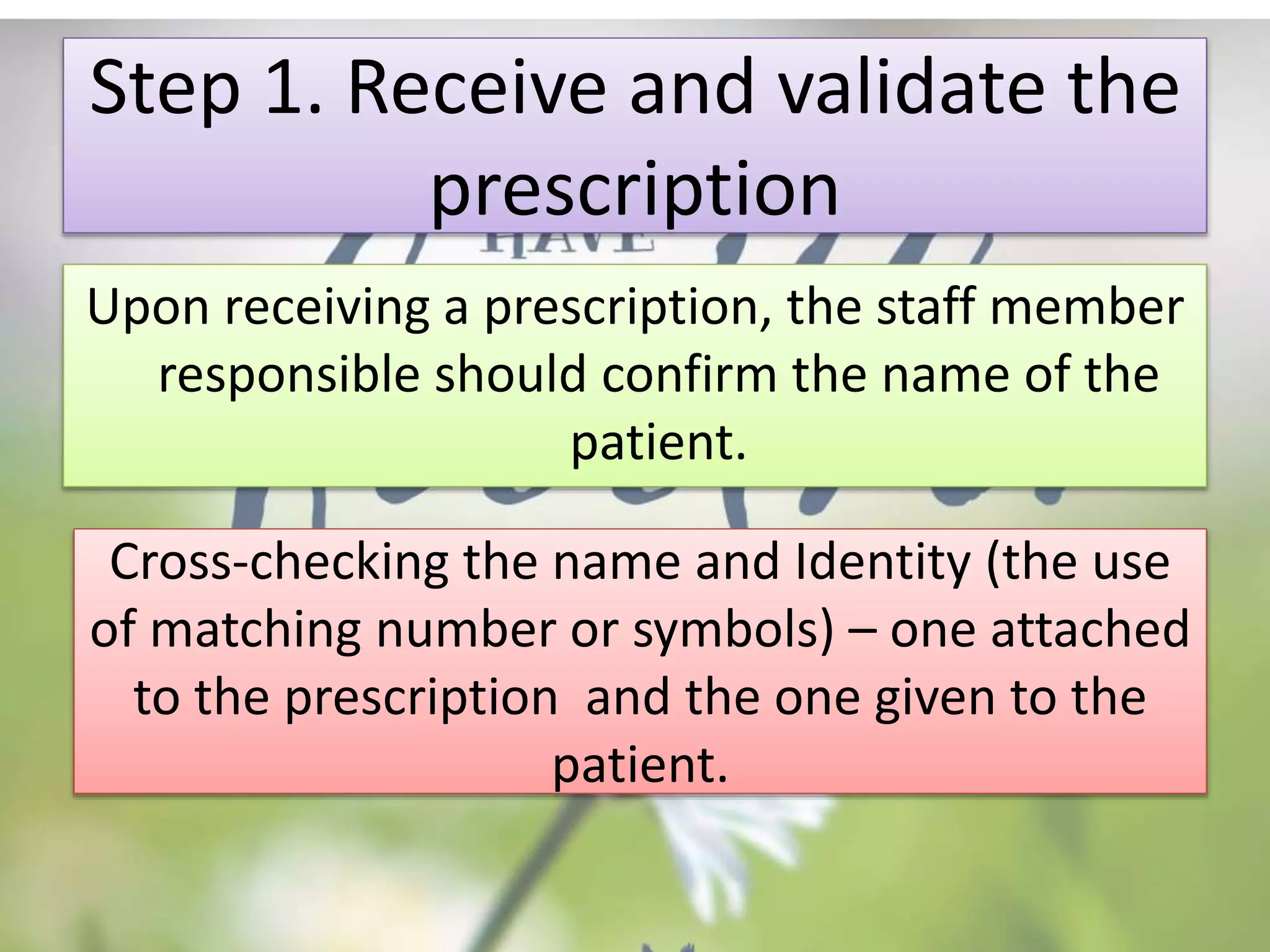 Introduction to dispensing and medication counseling | PPTX