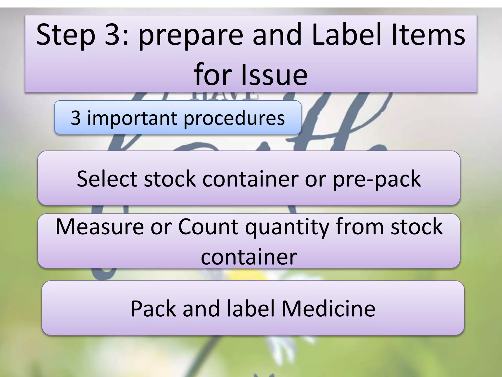 Introduction to dispensing and medication counseling | PPTX
