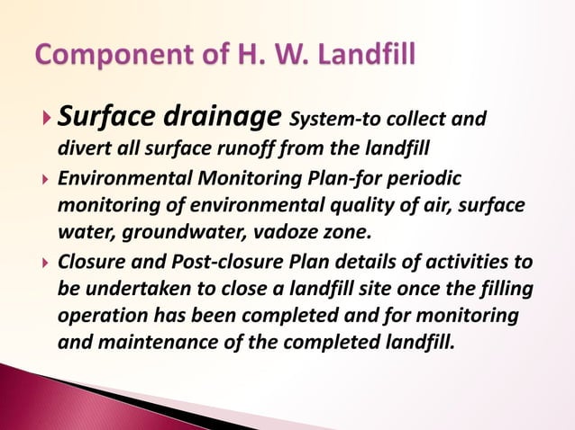 Introduction to disposal part 2 engineering barriers in landfill | PPT