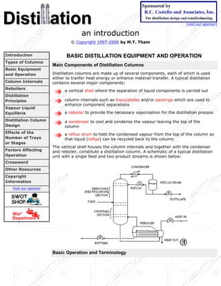 Introduction To Distillation | PDF