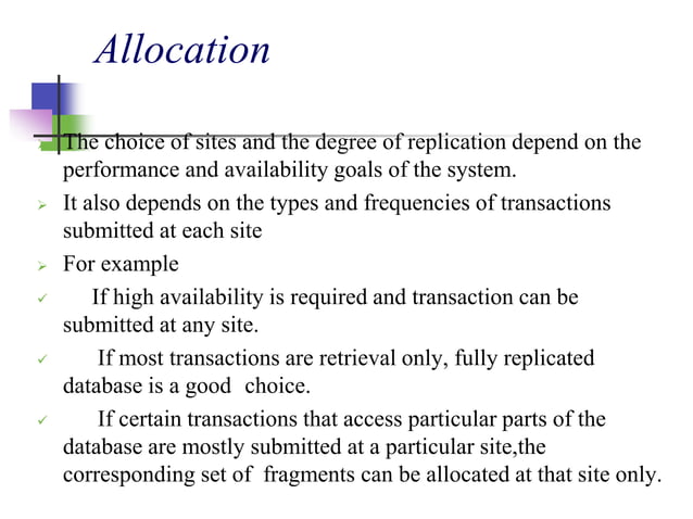 Introduction to distributed database | PPTX