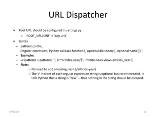 Introduction to django | PPT