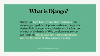 Introduction to Django | PDF