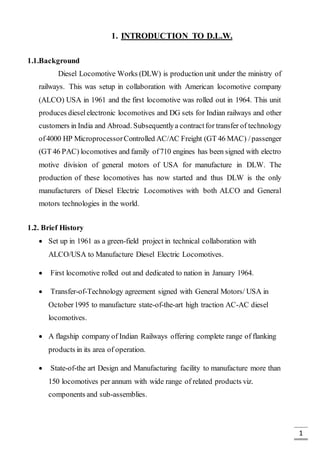 Report on dlw varanasi | PDF