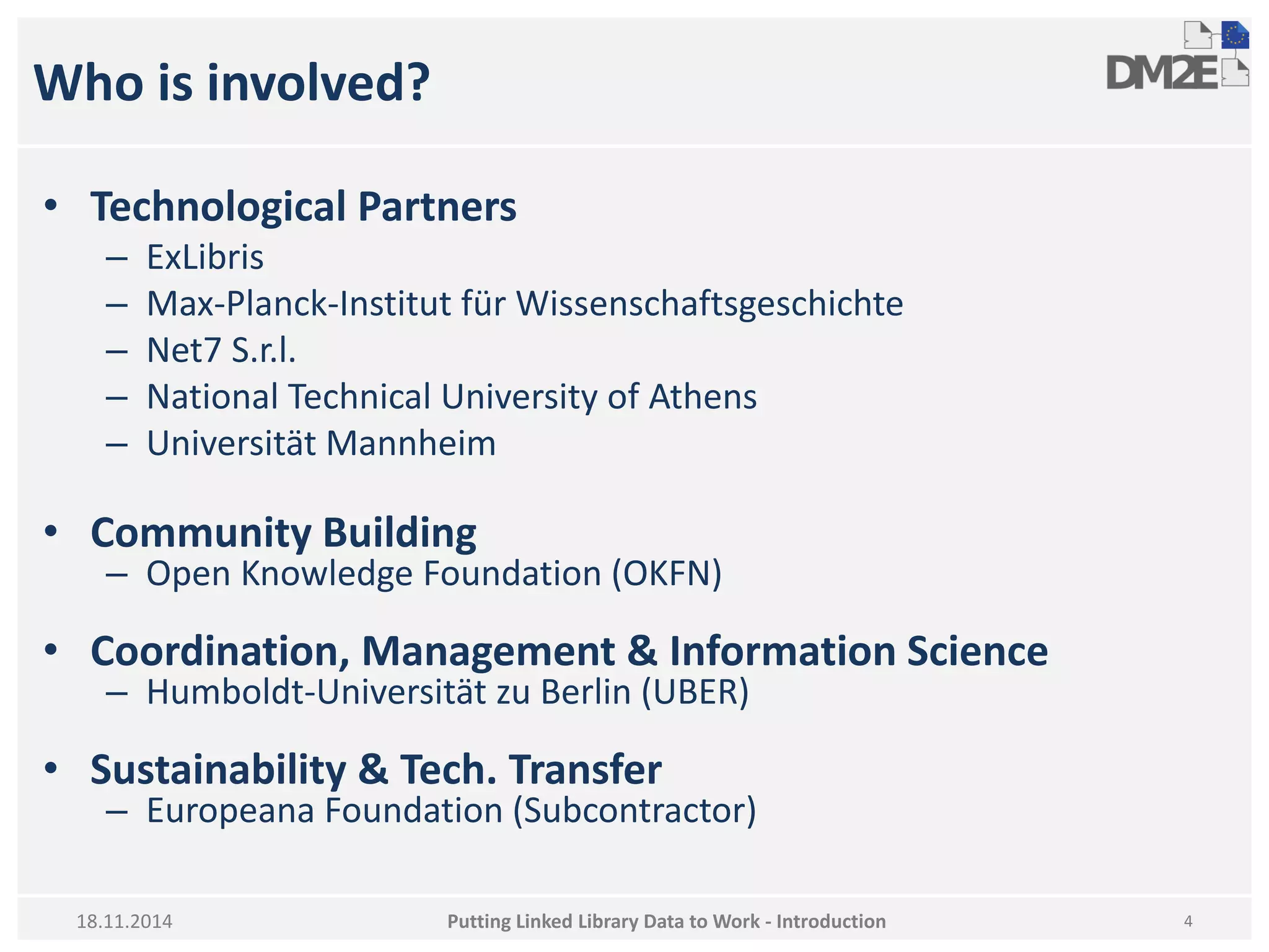 Introduction to dm2 e final dg | PPT