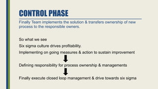 Introduction to DMAIC Training | PPTX