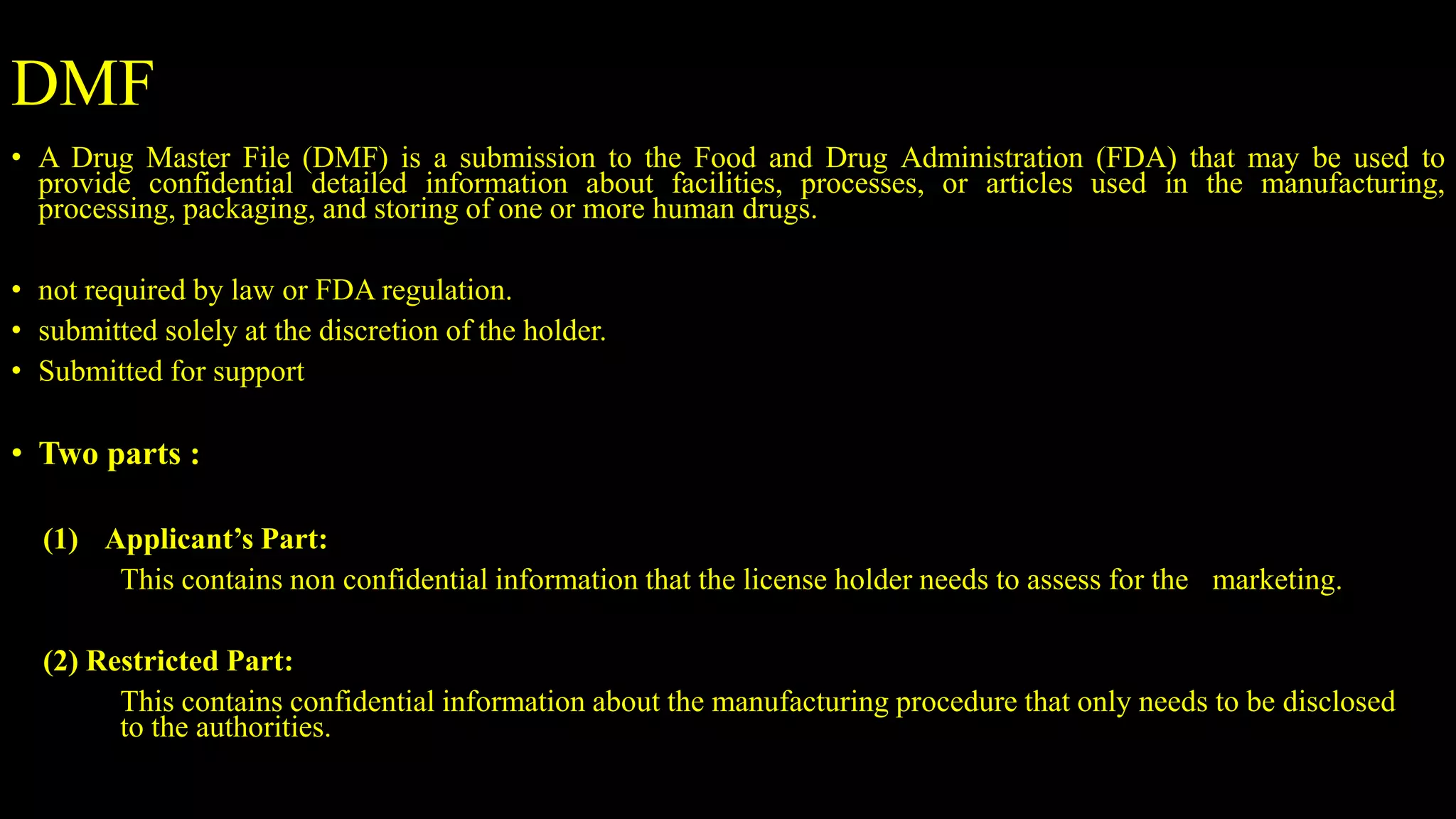 Introduction to dmf | PPTX