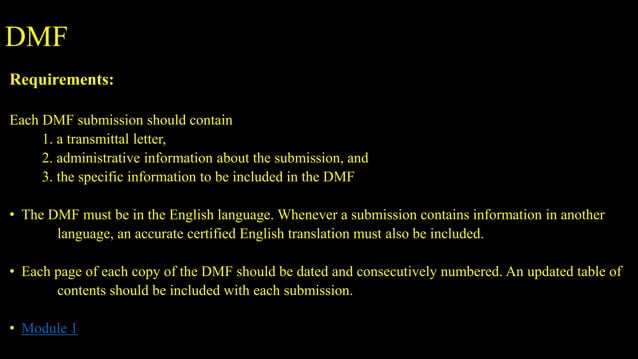 Introduction to dmf | PPTX