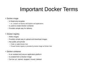 Introduction to docker | PPT