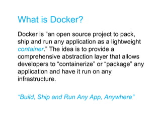Introduction to docker | PPT