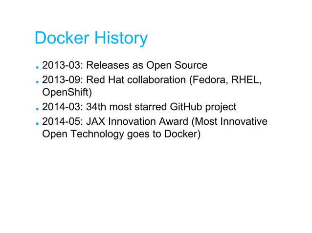 Introduction to docker | PPT