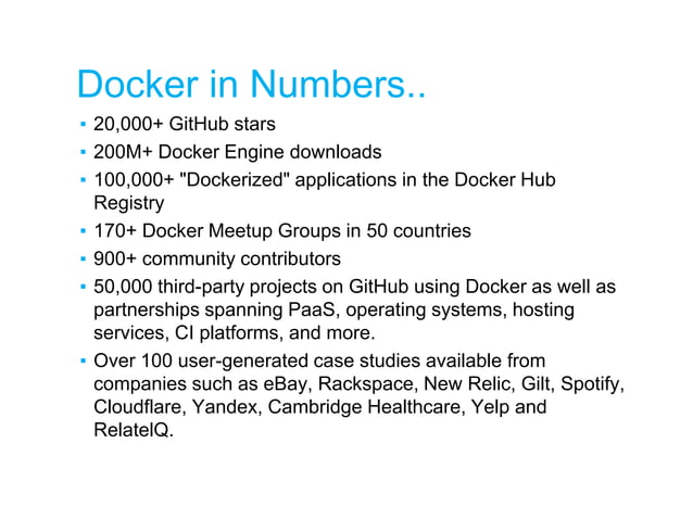 Introduction to docker | PPT