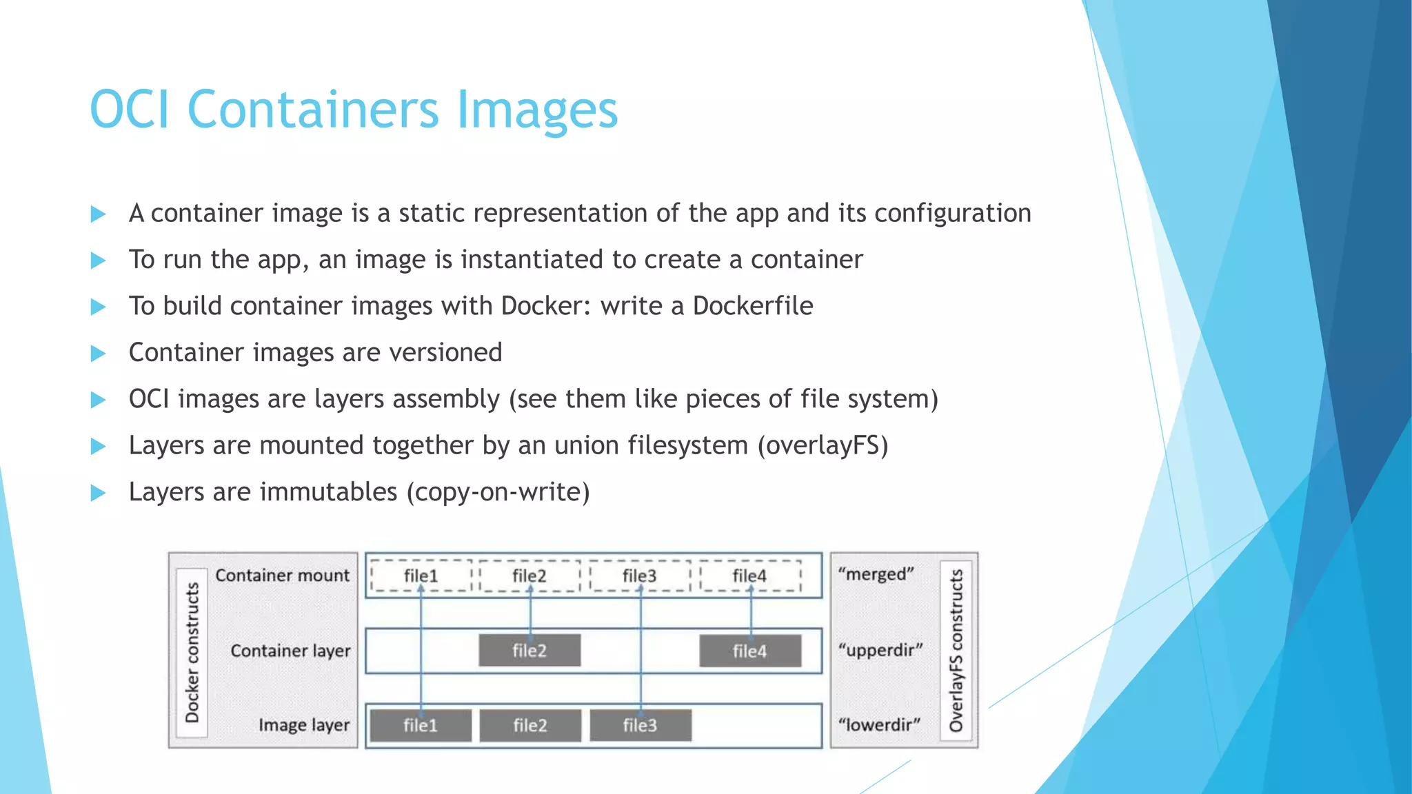 Introduction to docker and oci | PPTX