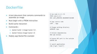Introduction to docker and oci | PPTX