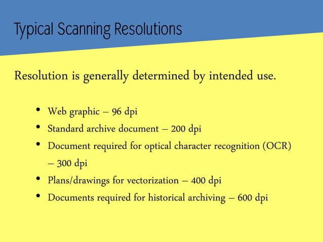 An Introduction to Document Scanning, Understanding Your Requirements | PPTX | Photo Editing ...