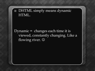 Introduction to DOM | PPTX