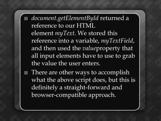 Introduction to DOM | PPTX