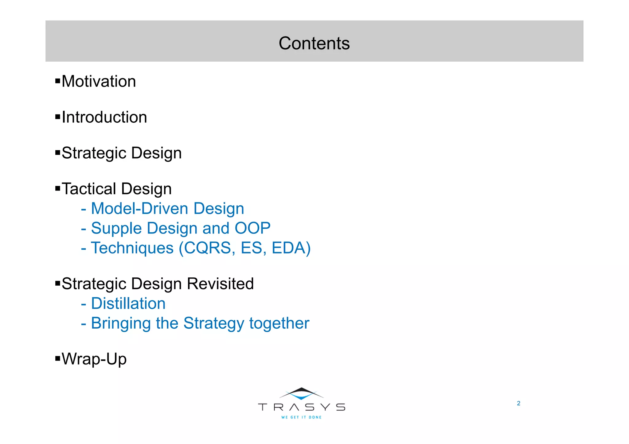 Introduction to Domain Driven Design | PPT