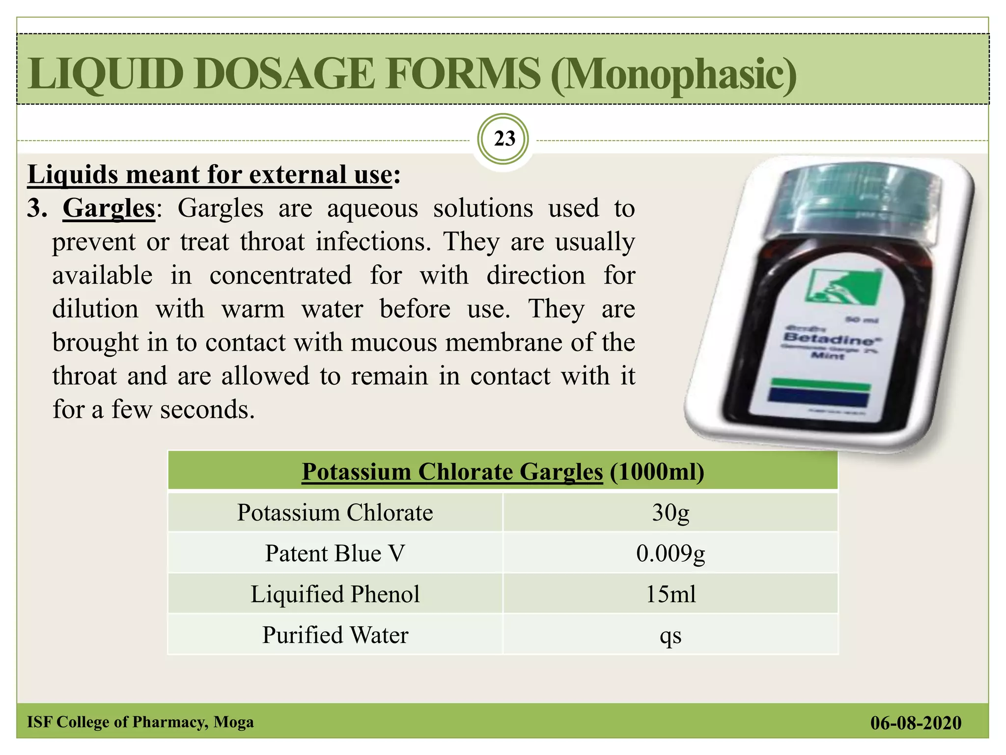 Introduction to dosage form | PPTX