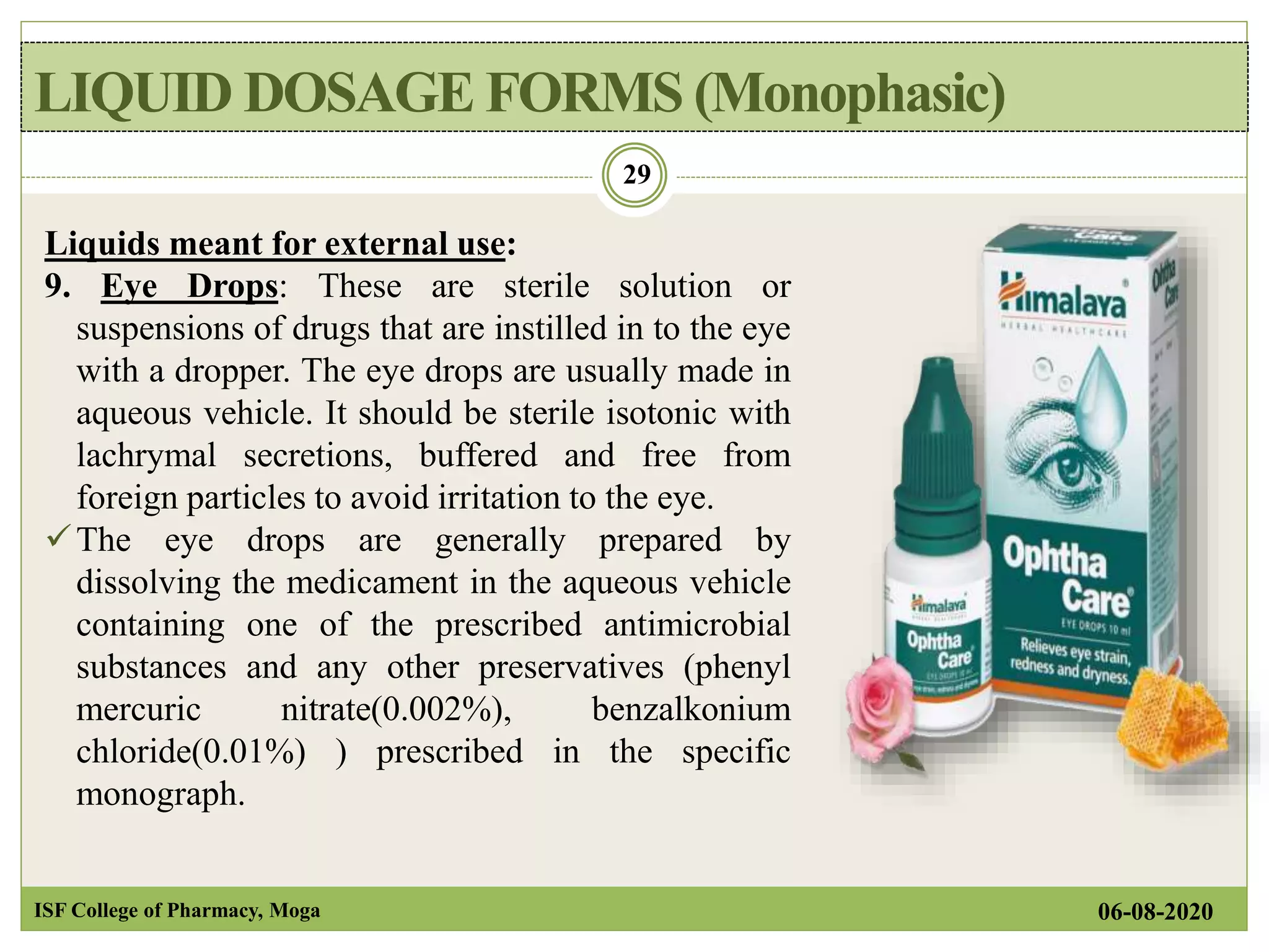 Introduction to dosage form | PPTX