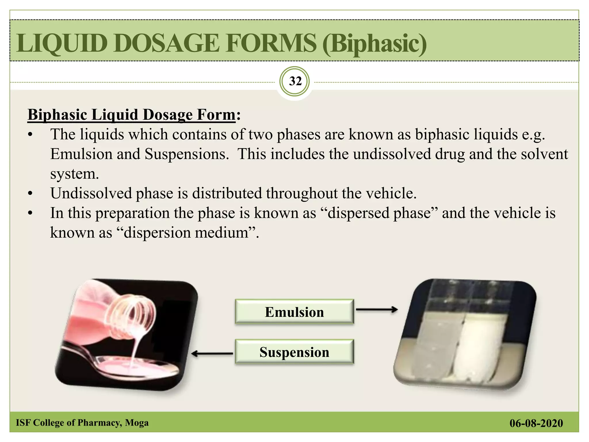 Introduction to dosage form | PPTX
