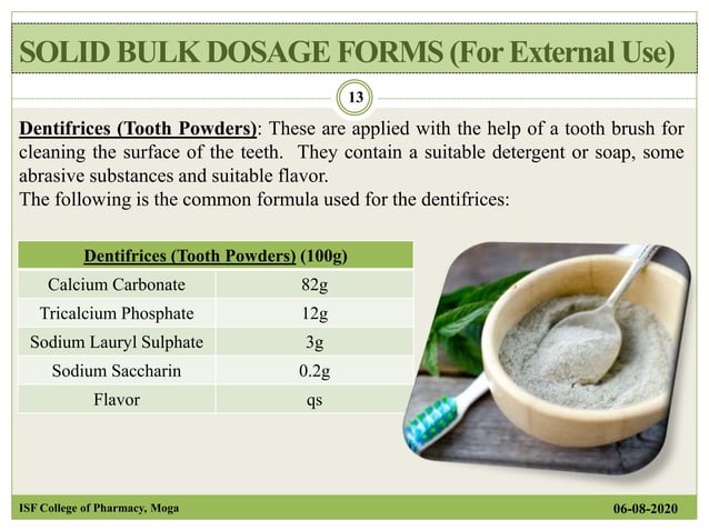 Introduction to dosage form | PPTX | Chemistry | Science