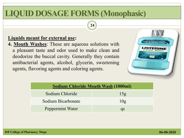 Introduction to dosage form | PPTX | Chemistry | Science