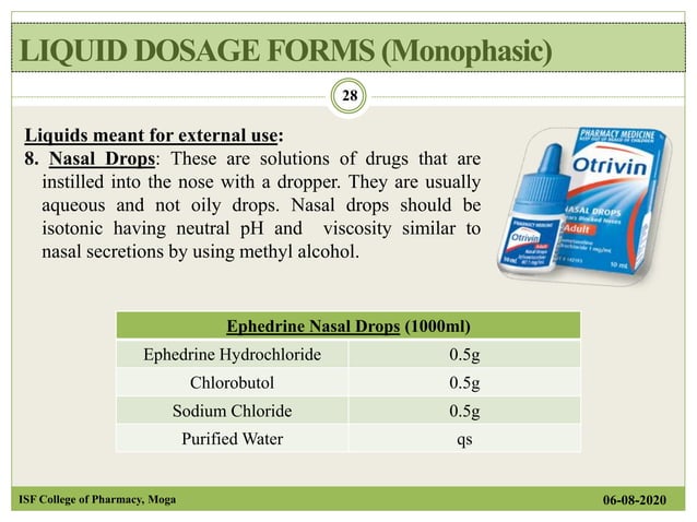 Introduction to dosage form | PPTX | Chemistry | Science