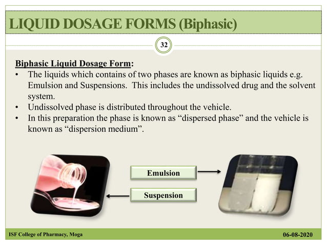 Introduction to dosage form | PPTX | Chemistry | Science