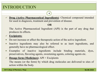 Introduction to dosage form | PPTX