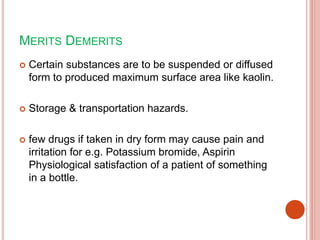 Introduction to dosage form | PPTX