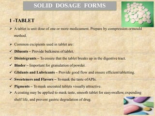 Introduction to dosage forms | PDF