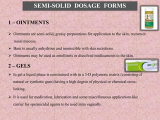 Introduction to dosage forms | PDF