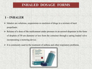 Introduction to dosage forms | PDF